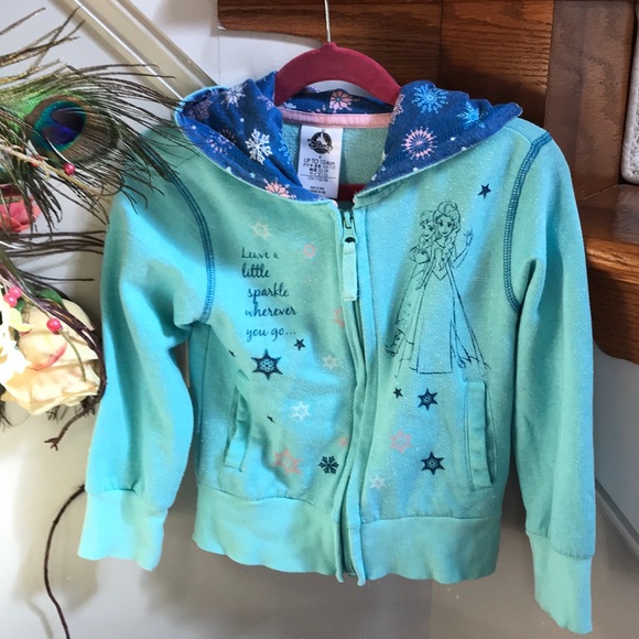 Disney | Jackets & Coats | Disney Elsa Frozen Zipped Jacket 4 Years Old ...